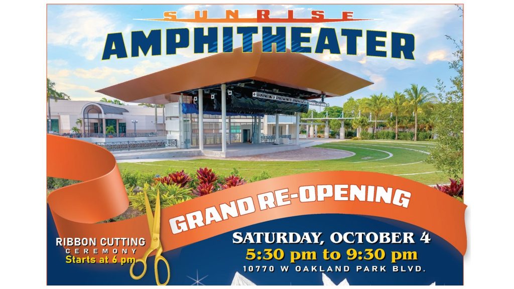Sunrise Amphitheater set to host a grand re-opening celebration with ...