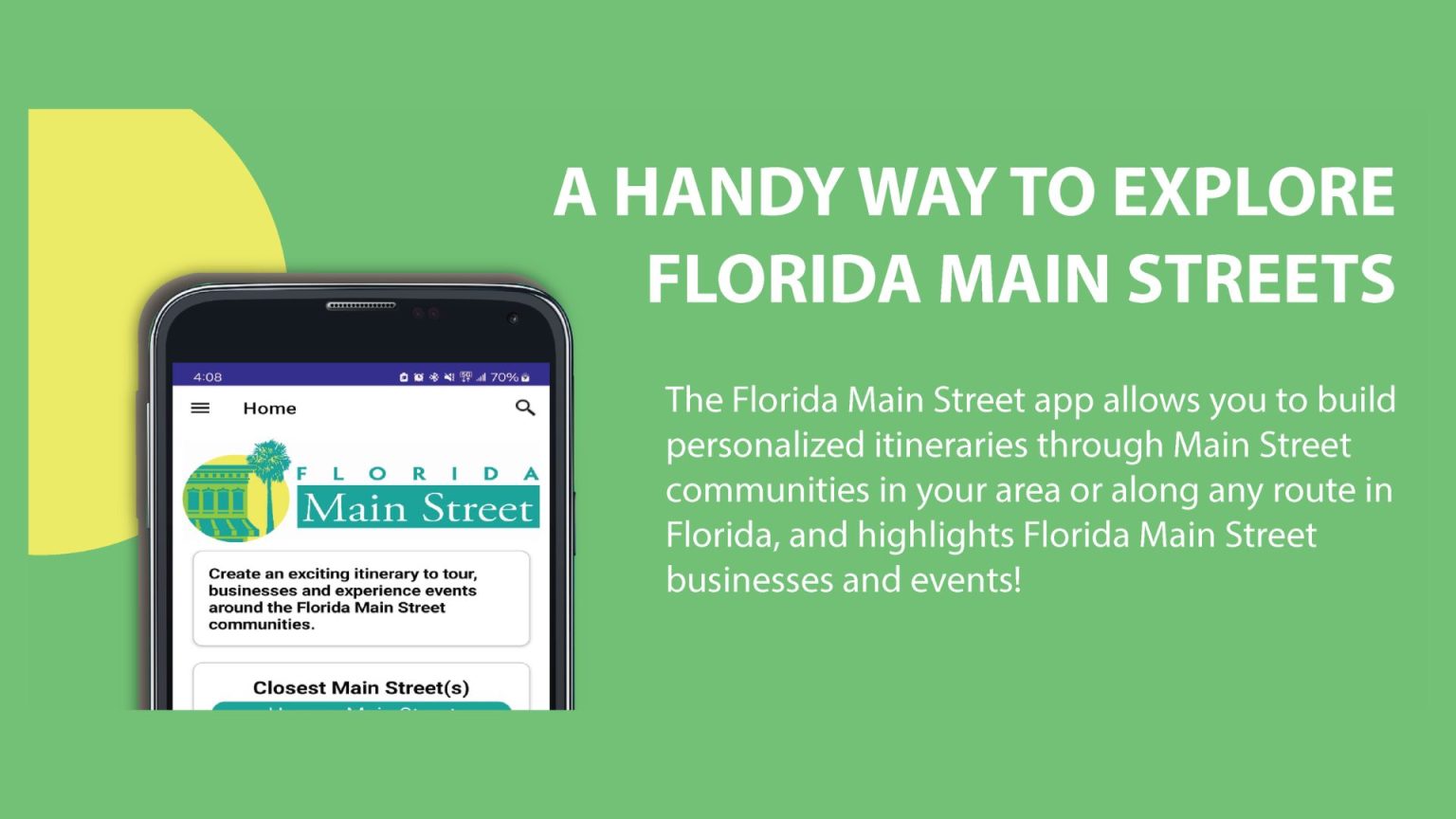 Secretary Byrd announces the launch of the Florida Main Street app to ...