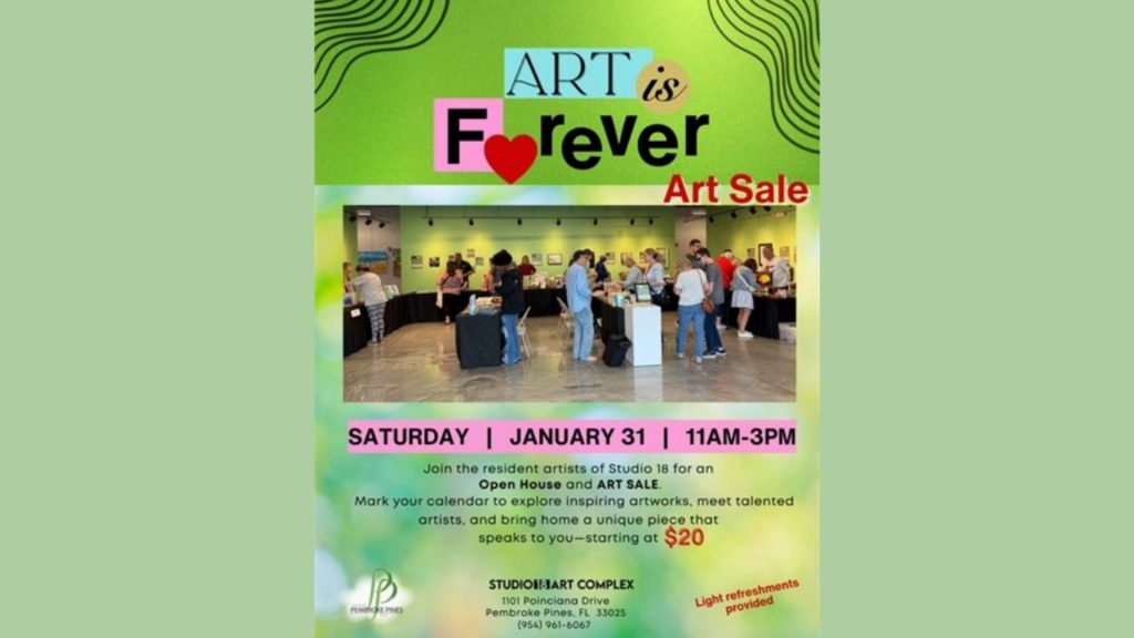 Studio 18 in Pembroke Pines hosts Art is Forever sale and open house ...