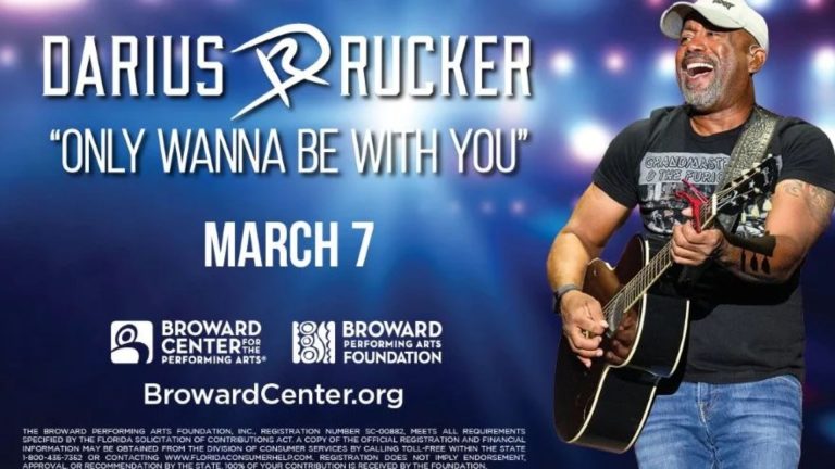 Darius Rucker brings an intimate live performance to the Broward ...